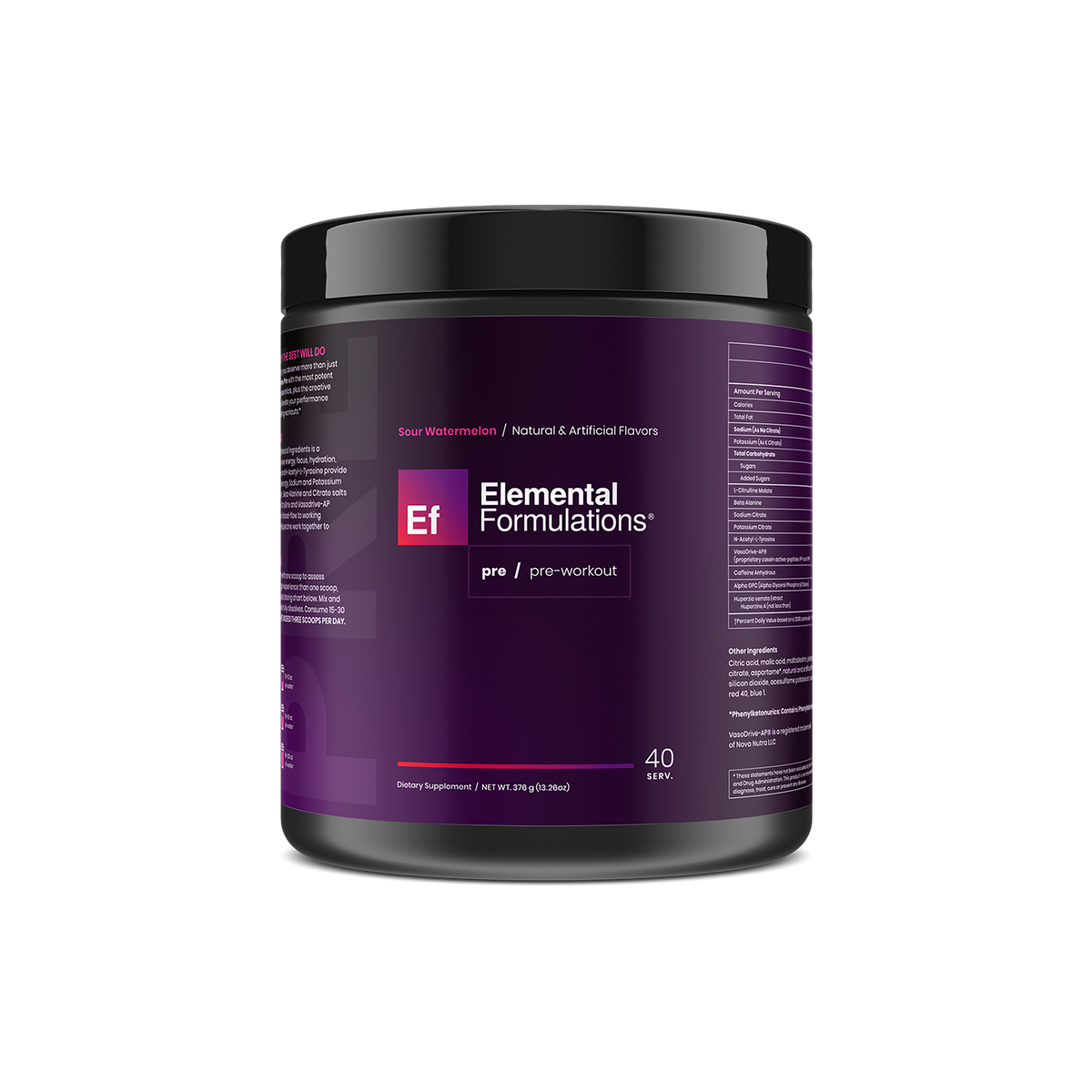 The Strongest Pre-Workout Supplement | Elemental Formulations